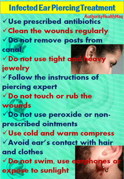 Ear Piercing Infection Symptoms, Reasons And Treatment
